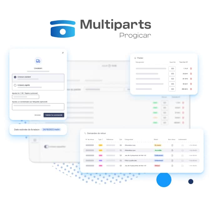 Progicar Multiparts - Software für Autoteilehändler